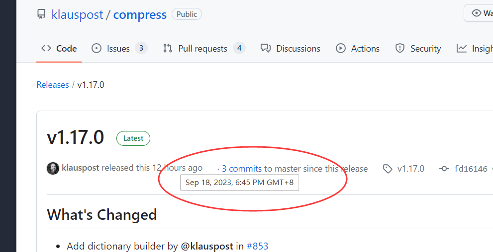 更新compress至v1.17.0以同步上游 · Issue #122 · sbwml/luci-app-mosdns · GitHub