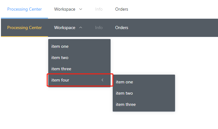 Component Sub Menu Sub Menu 鼠标移至后，没有 Hover 效果，css 被覆盖 · Issue 