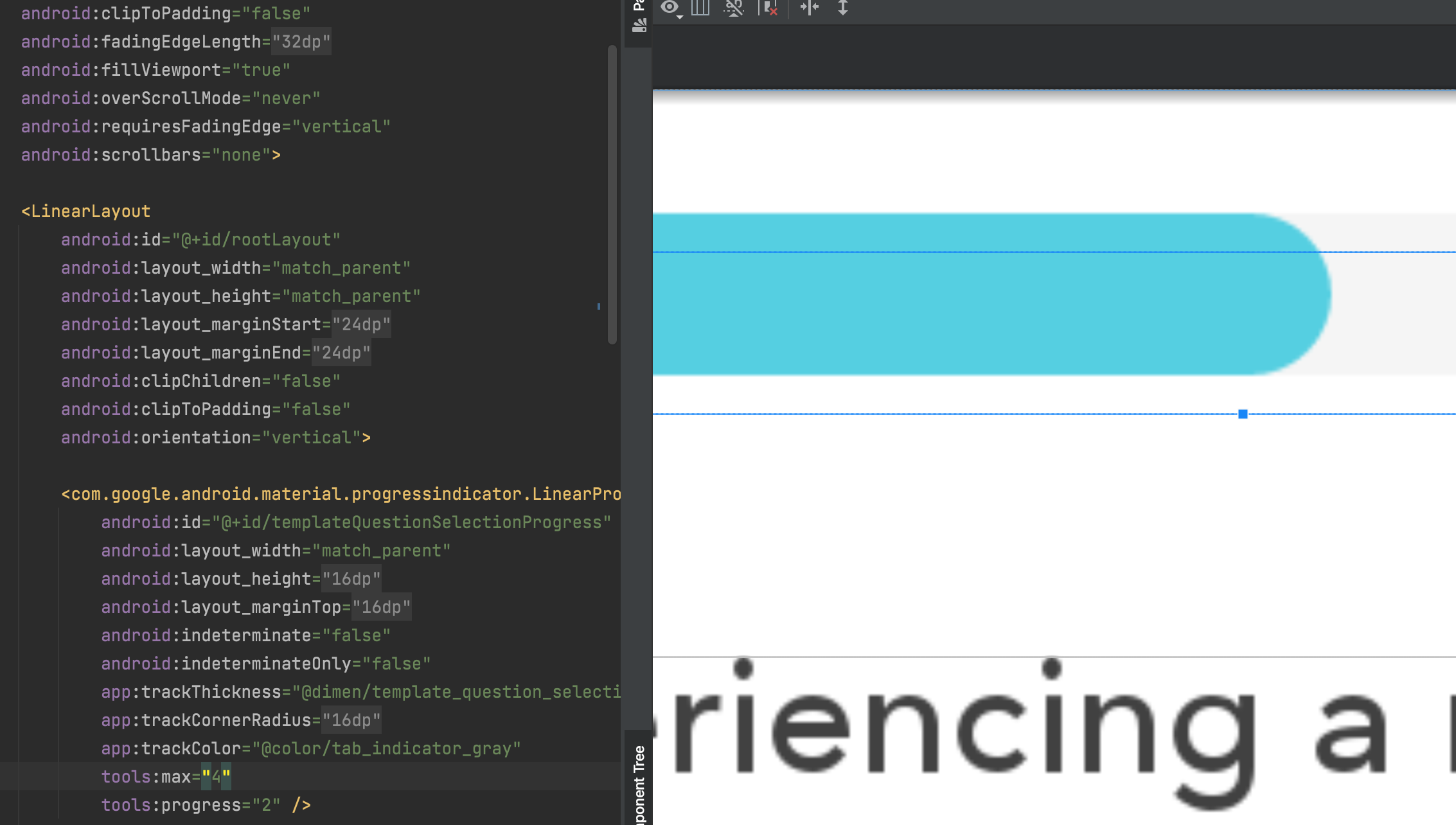 [CircularProgressIndicator] White/transparent lines on progress indicator ends when using ...