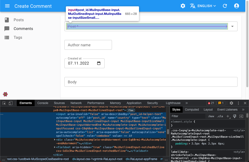 should pass TextFieldProps to its rendered TextField · Issue #8357 · marmelab/react-admin · GitHub