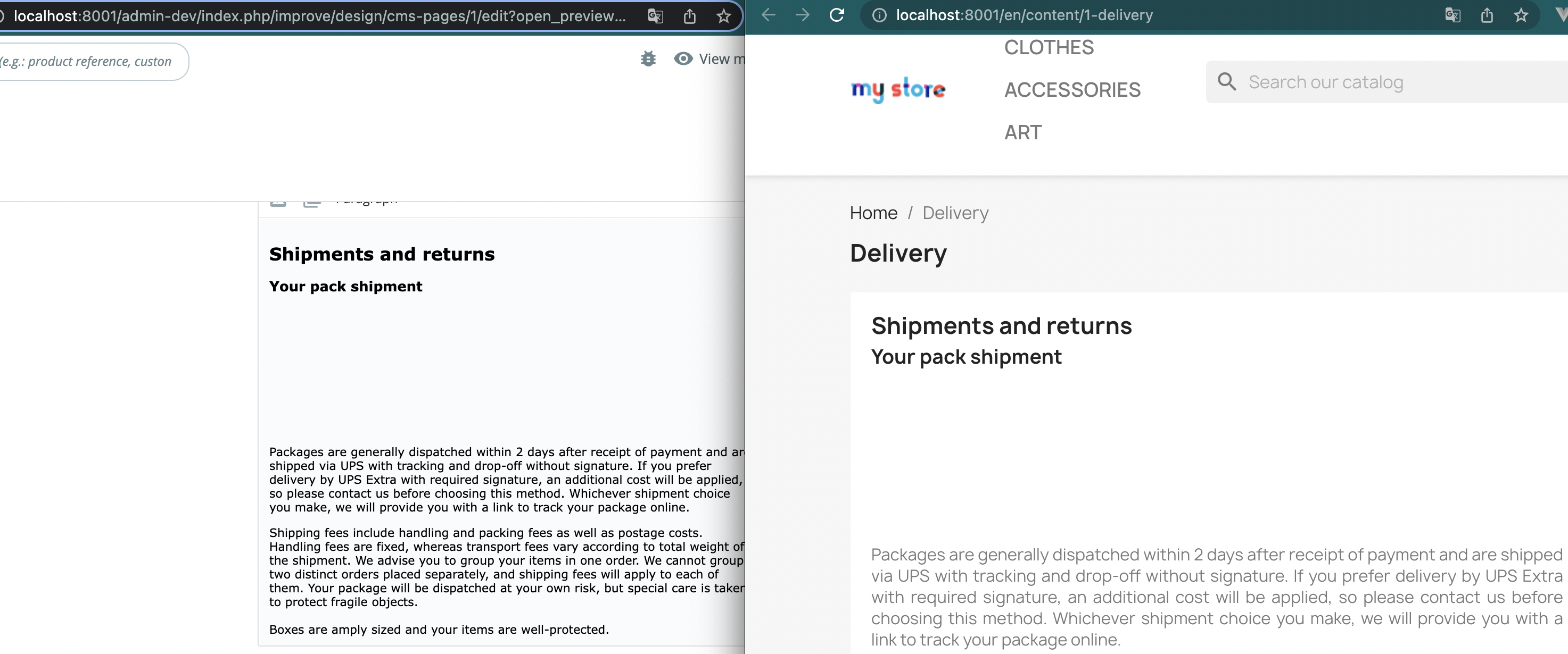 margins (keyboard enter key) do not work in pages section · Issue #26784 · PrestaShop/PrestaShop ...