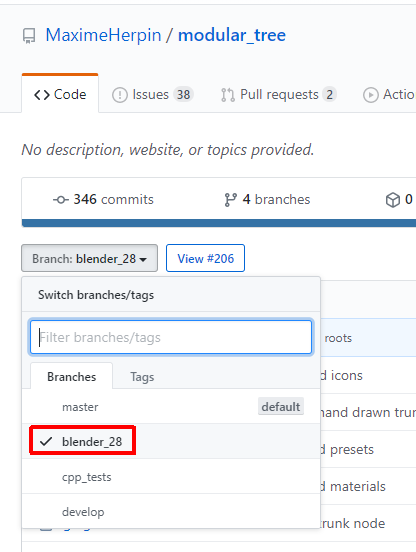 Can't get Mtree to work in Blender 2.83 · Issue #215 · MaximeHerpin/modular_tree · GitHub