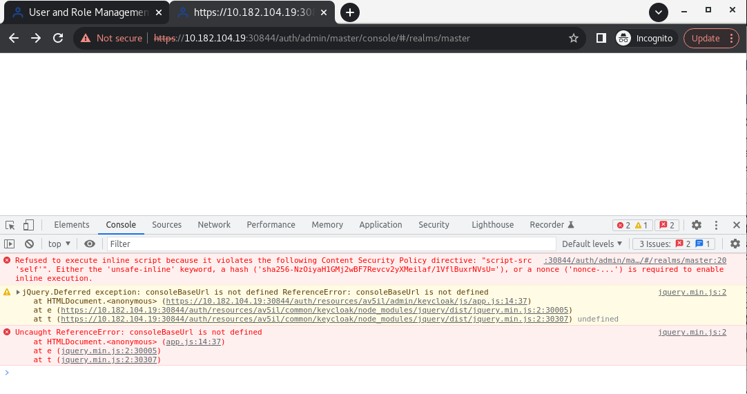 Cannot able to set Directives ;script-src 'self' · Issue #15874 · keycloak/keycloak · GitHub