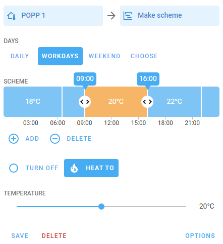 Unable to edit existing schedule, value resets back after a while · Issue #611 · nielsfaber ...