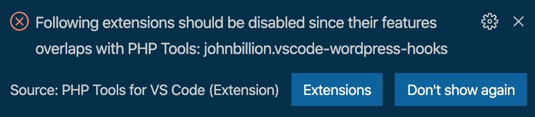Conflict with vscode-wordpress-hooks · Issue #60 · DEVSENSE/phptools-docs · GitHub