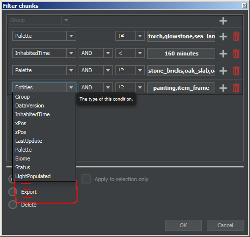 Filter Chunks Dropdown Is Not Displayed In Full · Issue 73 · Querz Mcaselector · Github
