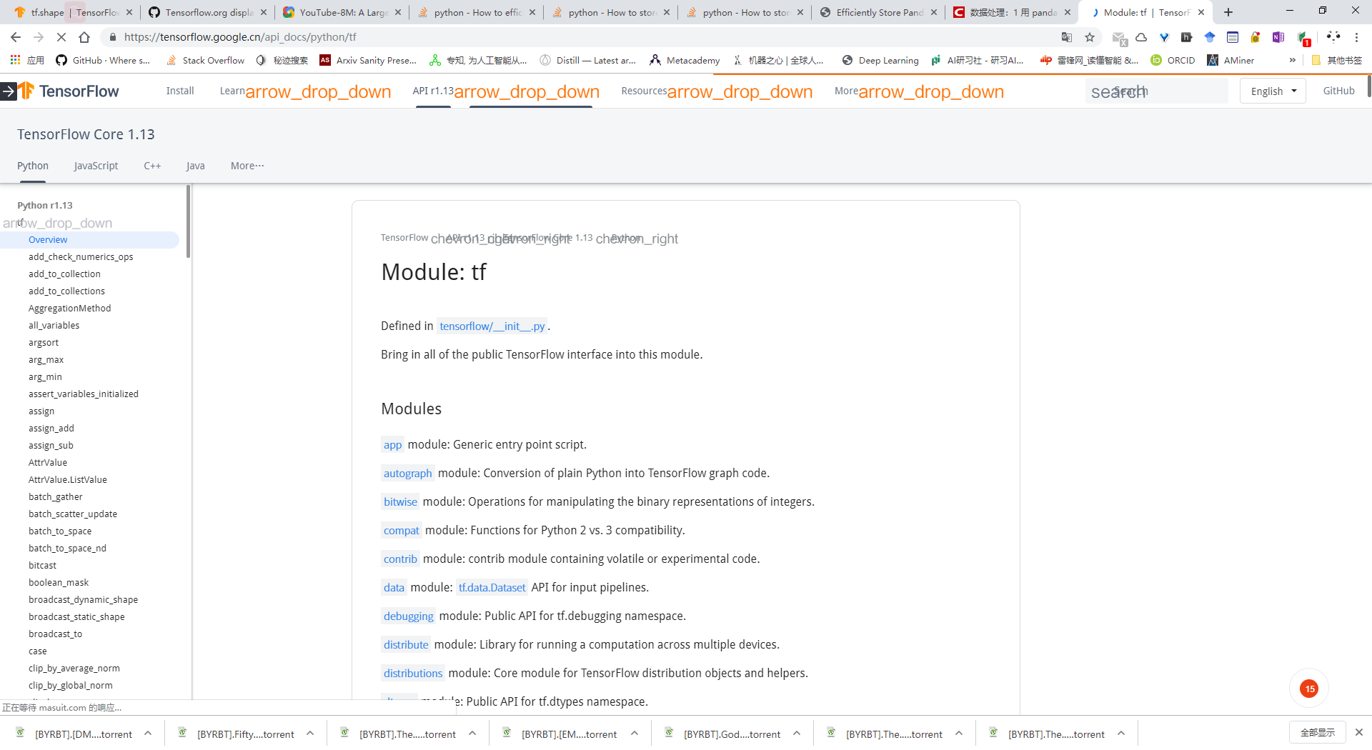 Tensorflow.org display errors. · Issue #28173 · tensorflow/tensorflow · GitHub