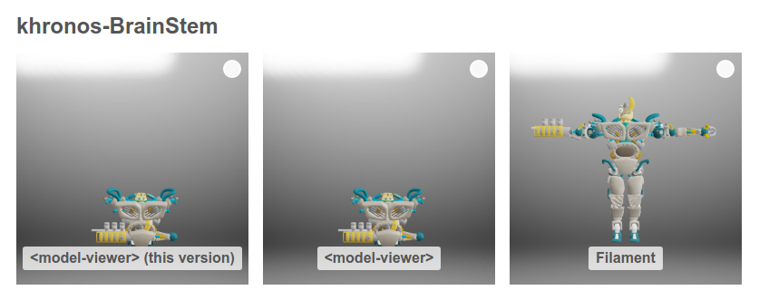 Skinned glTFs don't render properly · Issue #790 · google/model-viewer · GitHub