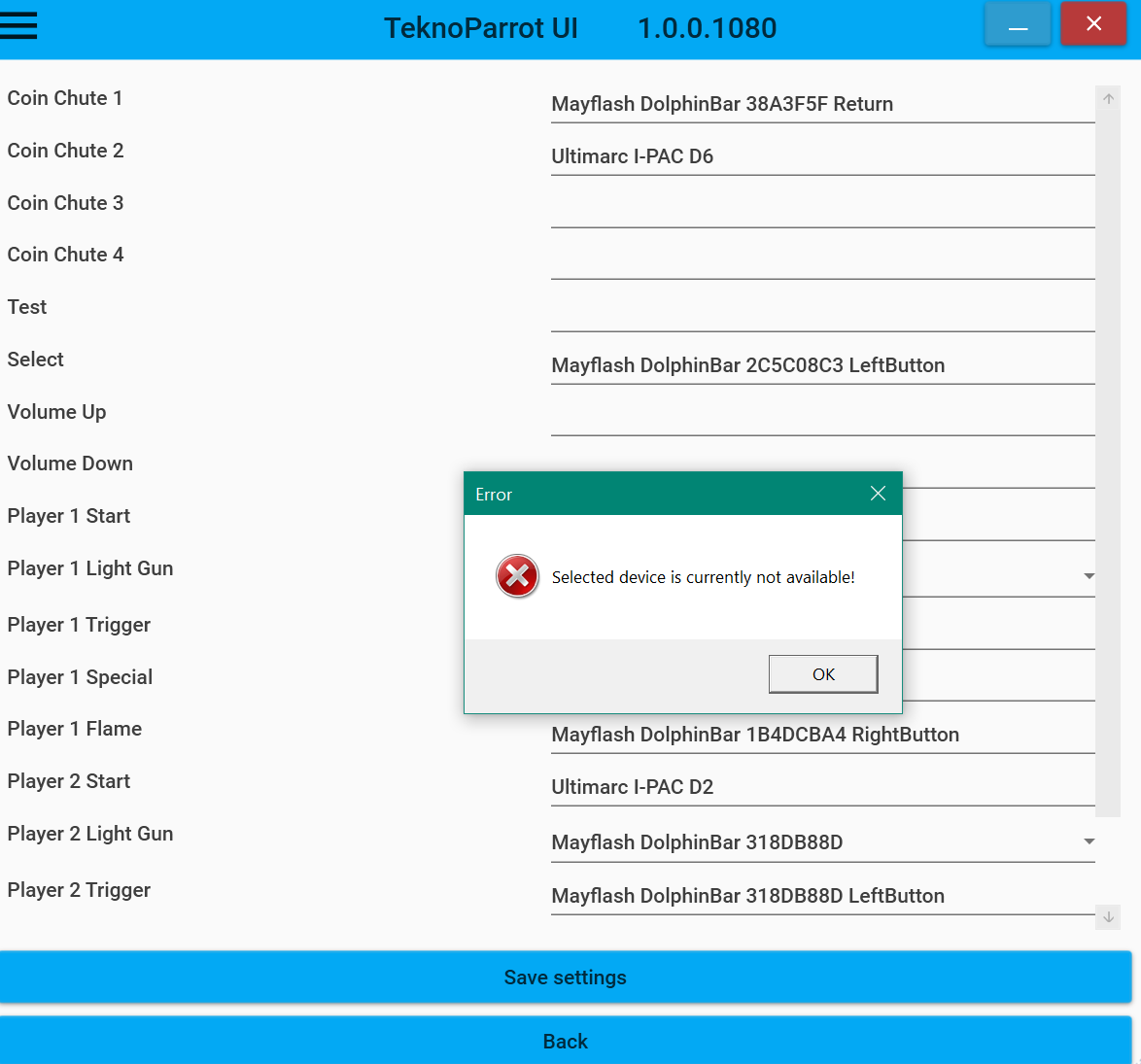Cannot configure Wiimote bindings in version 1.0.0.1080 · Issue #207 · teknogods/teknoparrot ...