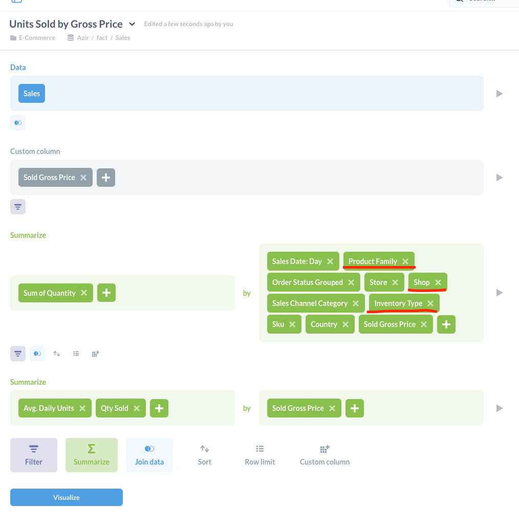 No dropdown options when dashboard filter is mapped to question with double aggregation · Issue ...