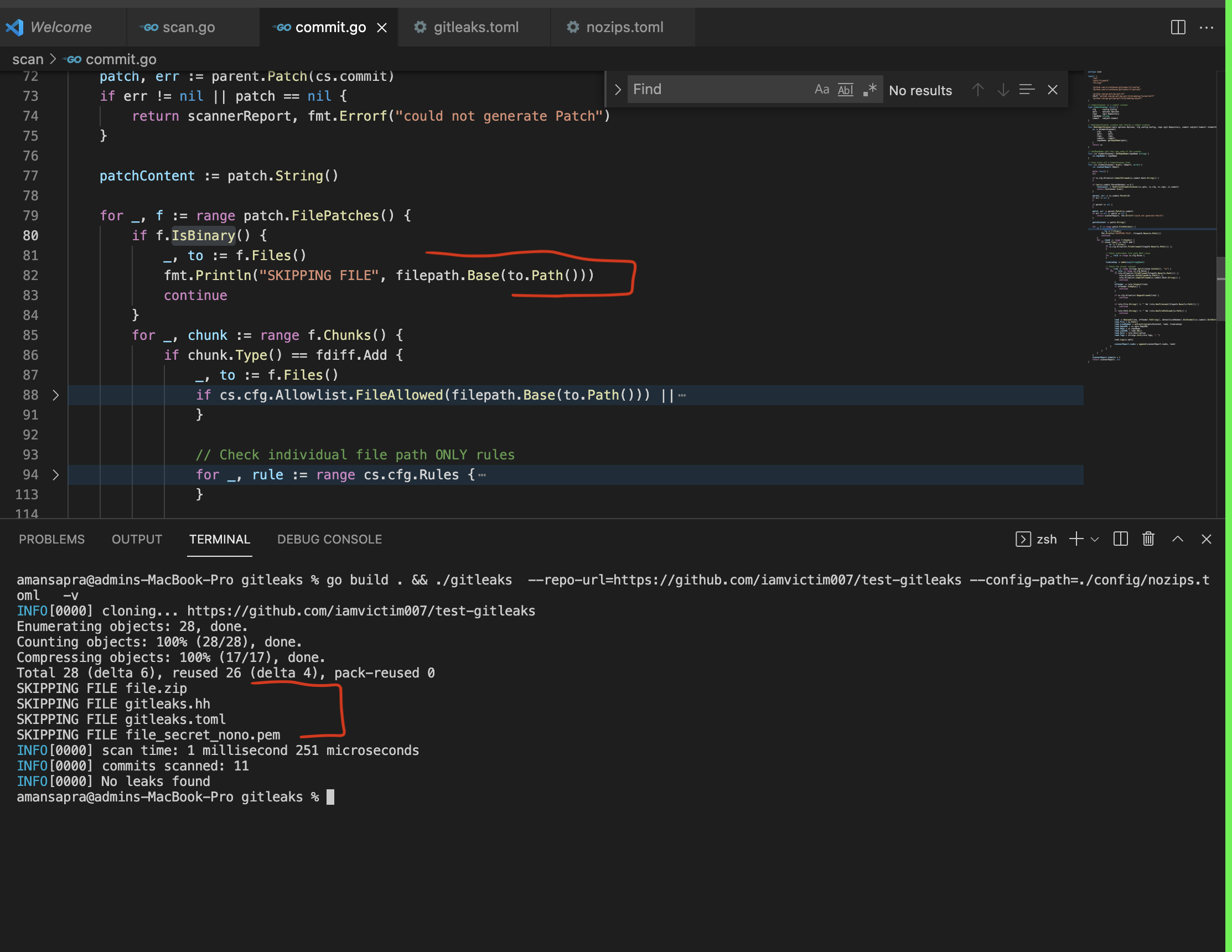File Rules doesnt work when running gitleaks in NewRepoScanner mode · Issue #640 · gitleaks ...