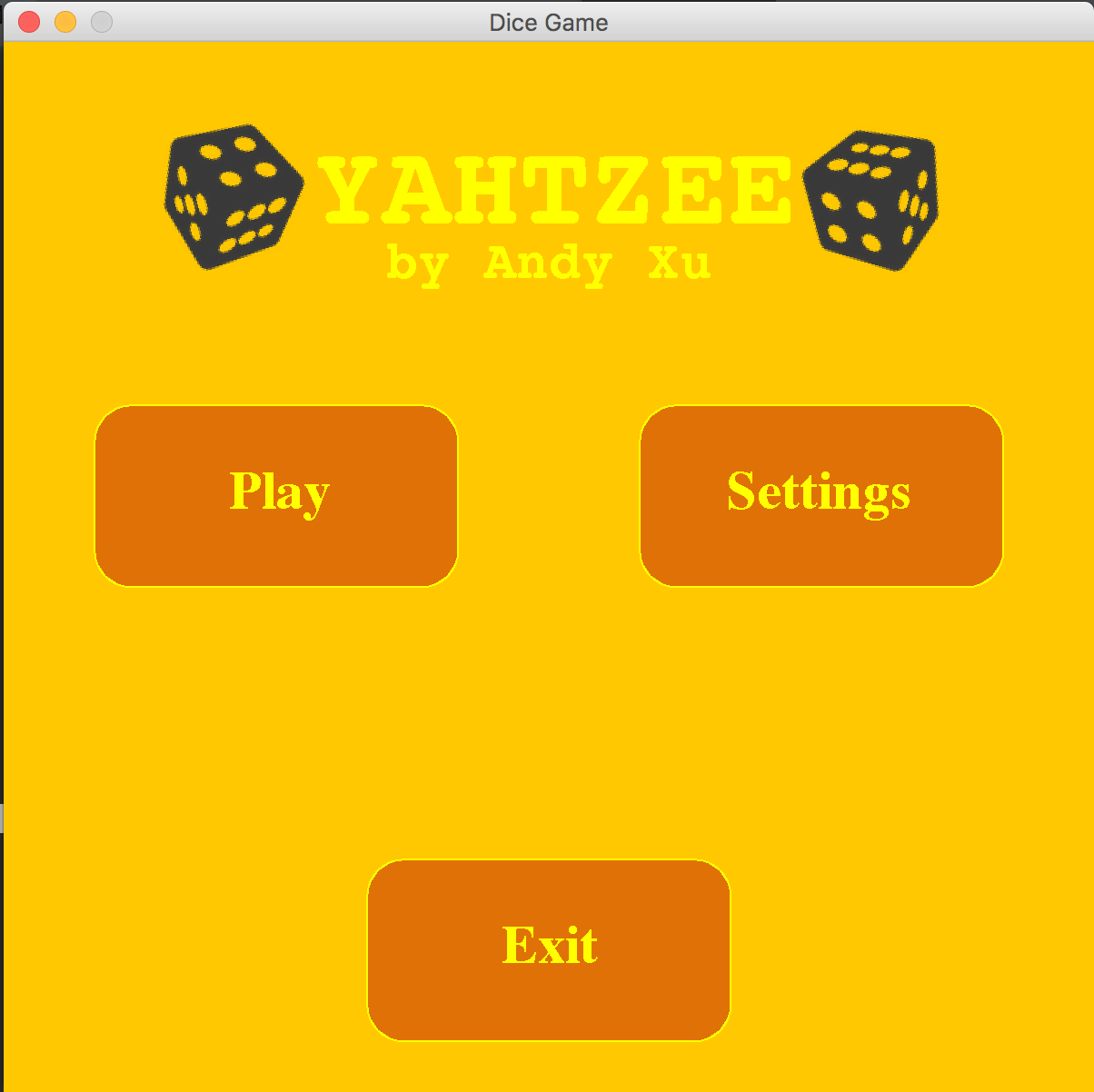 GitHub - Everthings/Yahtzee-Game: An intuitive graphics-based game of ...