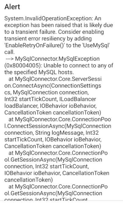 Entity framework working at Debug but not at Release · Issue #4990 ...