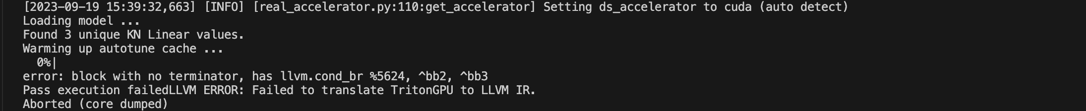 error: block with no terminator, has llvm.cond_br %5624, ^bb2, ^bb3 · Issue #283 · qwopqwop200 ...