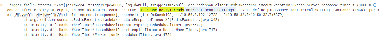 org.redisson.client.RedisTimeoutException: Unable to acquire connection! RedissonPromise · Issue ...