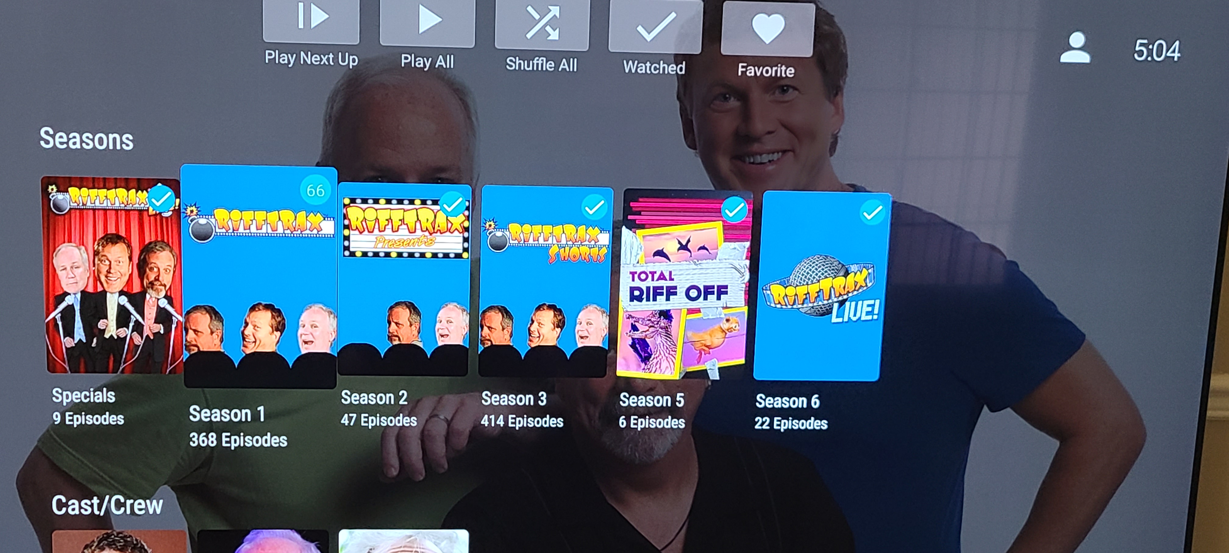 "Play First Unwatched" menu option does not work correctly from main ...
