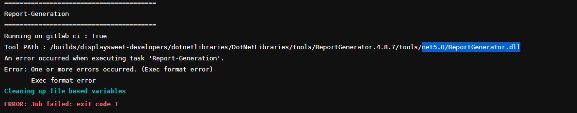 Not generating the Reports on build server · Issue #409 · danielpalme ...
