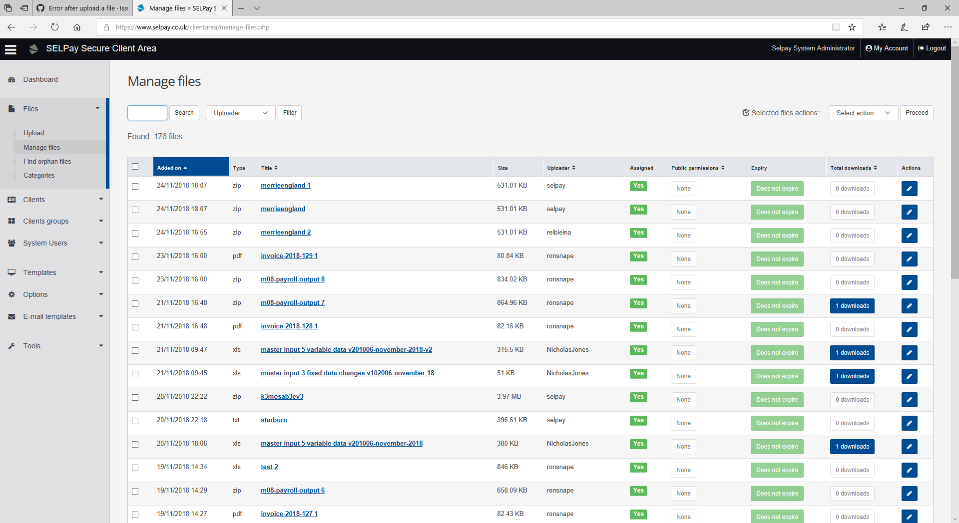 Error Uploading Files With The Same Name As A Previously Uploaded File