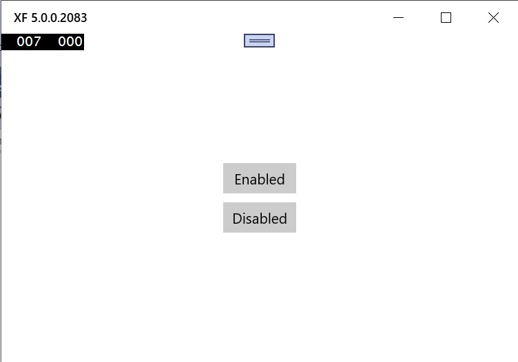 [Bug] [UWP] No visual distinguish between enabled & disabled buttons in XF 5.0.0.2083 · Issue ...
