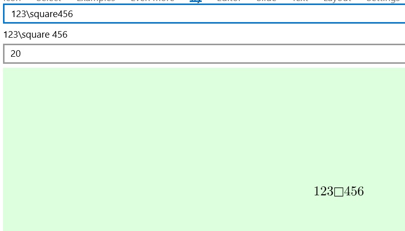 \square is weird · Issue #48 · verybadcat/CSharpMath · GitHub