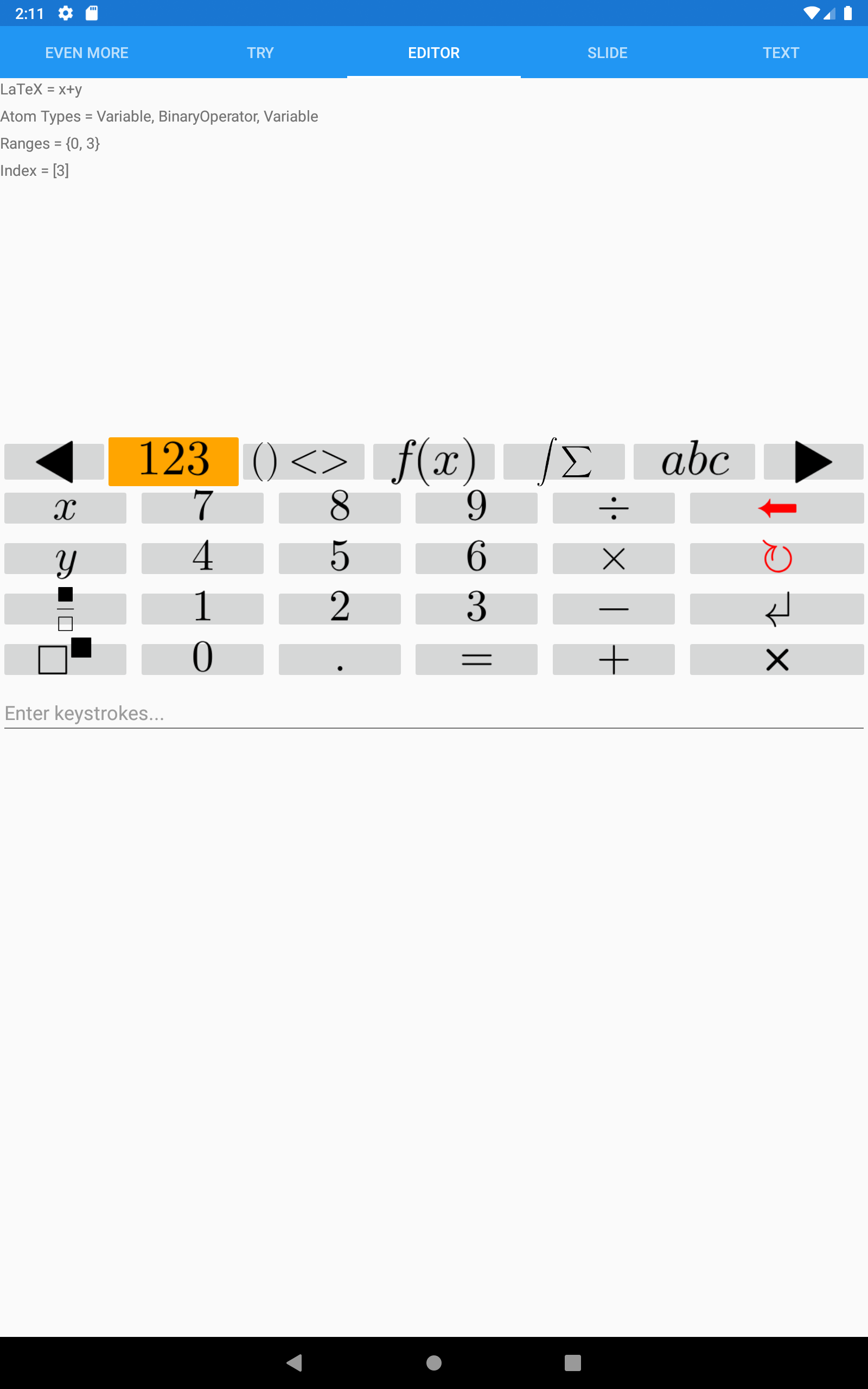 Editor Page from CSharpMath.Forms.Example doesn't draw input · Issue #111 · verybadcat ...