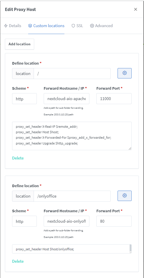Make OnlyOffice work behind NGINX Proxy Manager · Issue #447 · nextcloud/all-in-one · GitHub