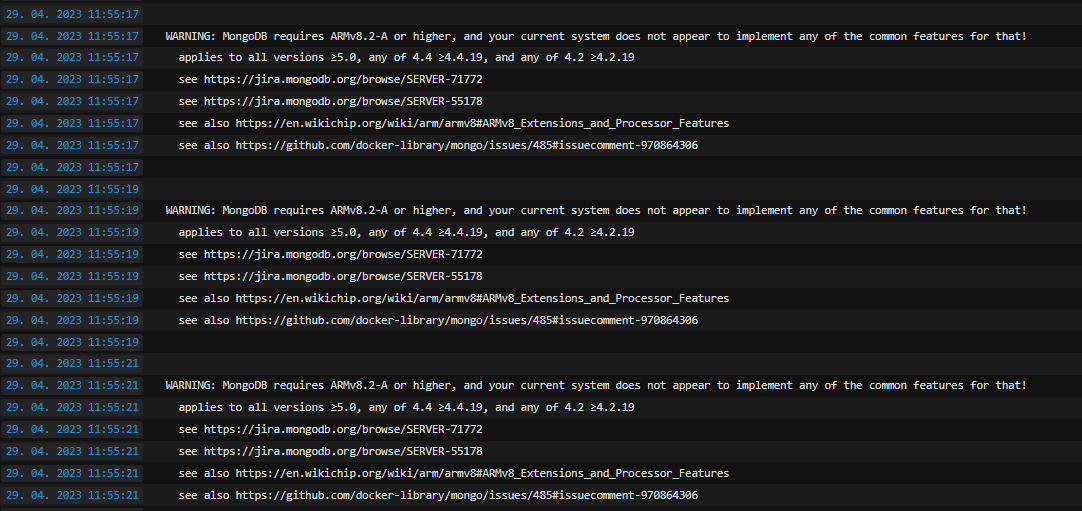 [BUG] Docker version - mongodb restarting · Issue #884 · Tzahi12345/YoutubeDL-Material · GitHub