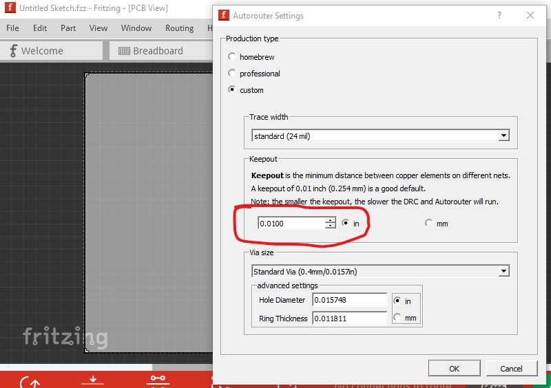 Autorouter causes DRC errors due to traces too close. · Issue #3901 · fritzing/fritzing-app · GitHub