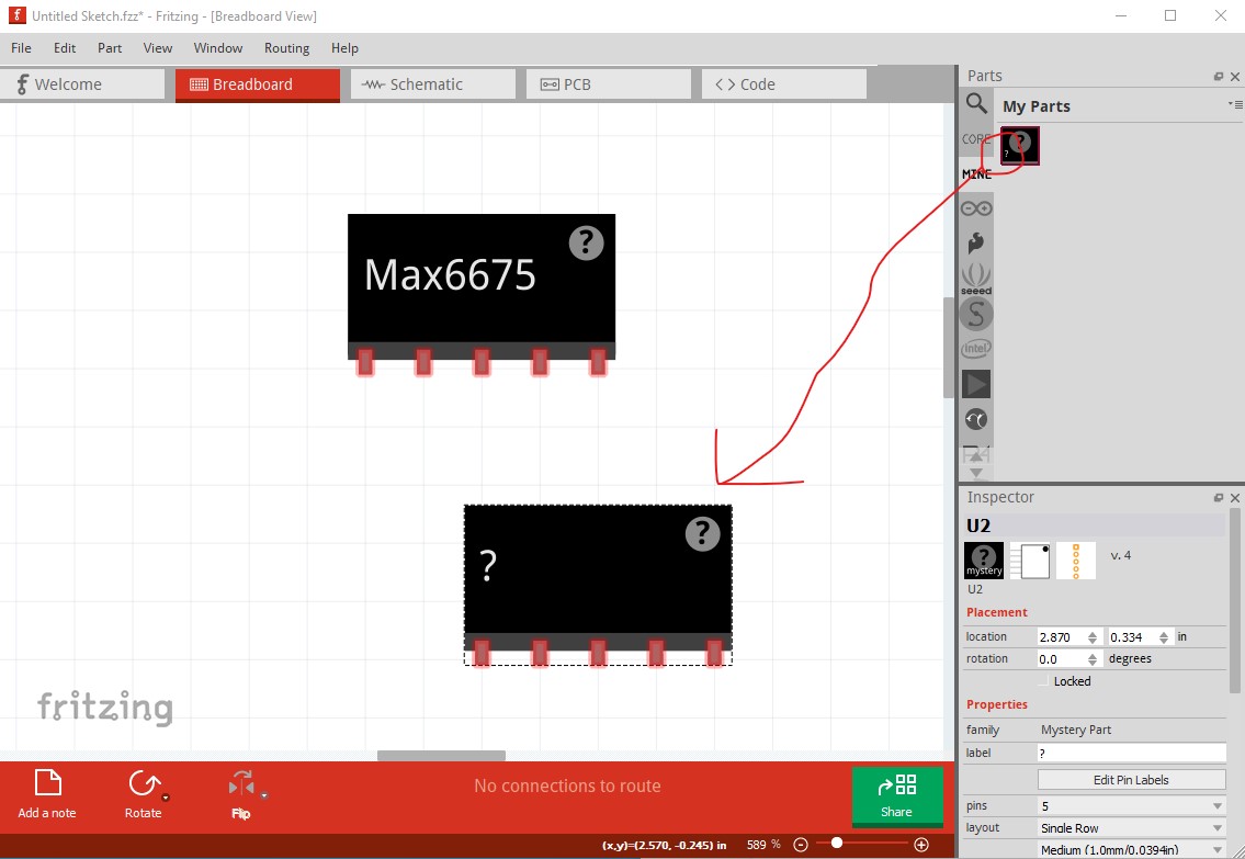 Mystery part label doesn't get exported when the part is moved to the mine parts bin. · Issue ...
