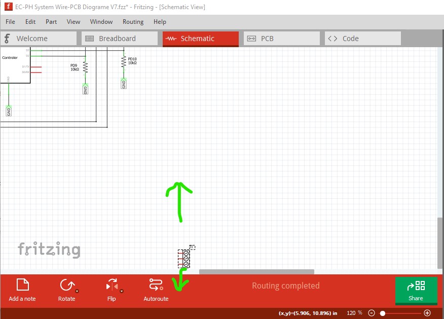 Schematic view will no longer increase the scroll area when adding new ...