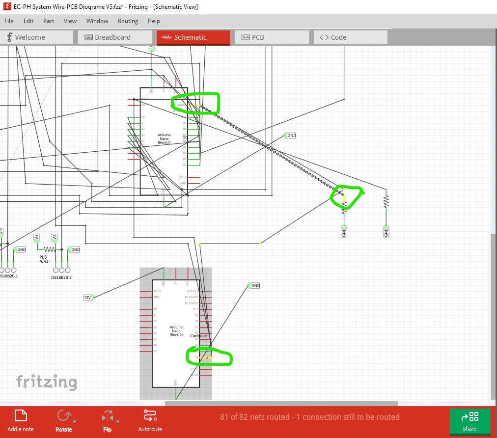Straightening lines in schematic malfunctions. · Issue #3960 · fritzing/fritzing-app · GitHub