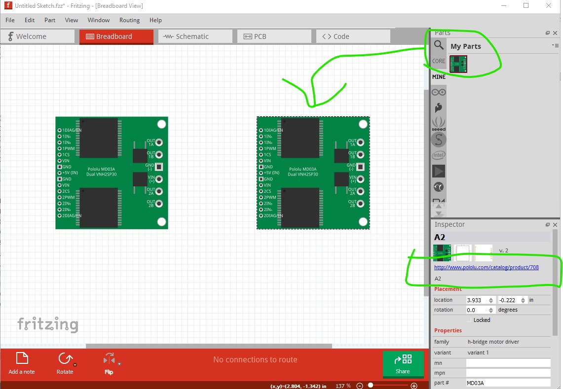 A part in core parts doesn't display the url field · Issue #4008 ...