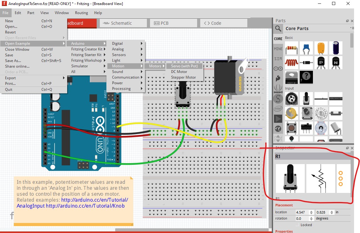 Improve schematic view in the examples · Issue #3962 · fritzing ...