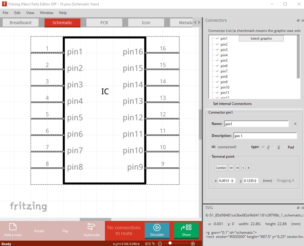 Parts editor svg import on 1.0.1 is broken in at least this case. · Issue #4067 · fritzing ...