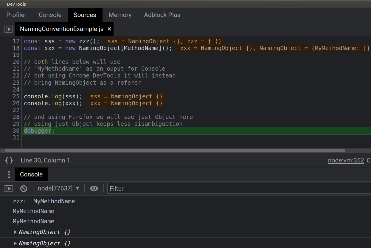 Inferred Function Name Is Sometimes Confusing · Issue 584 · Nodejs