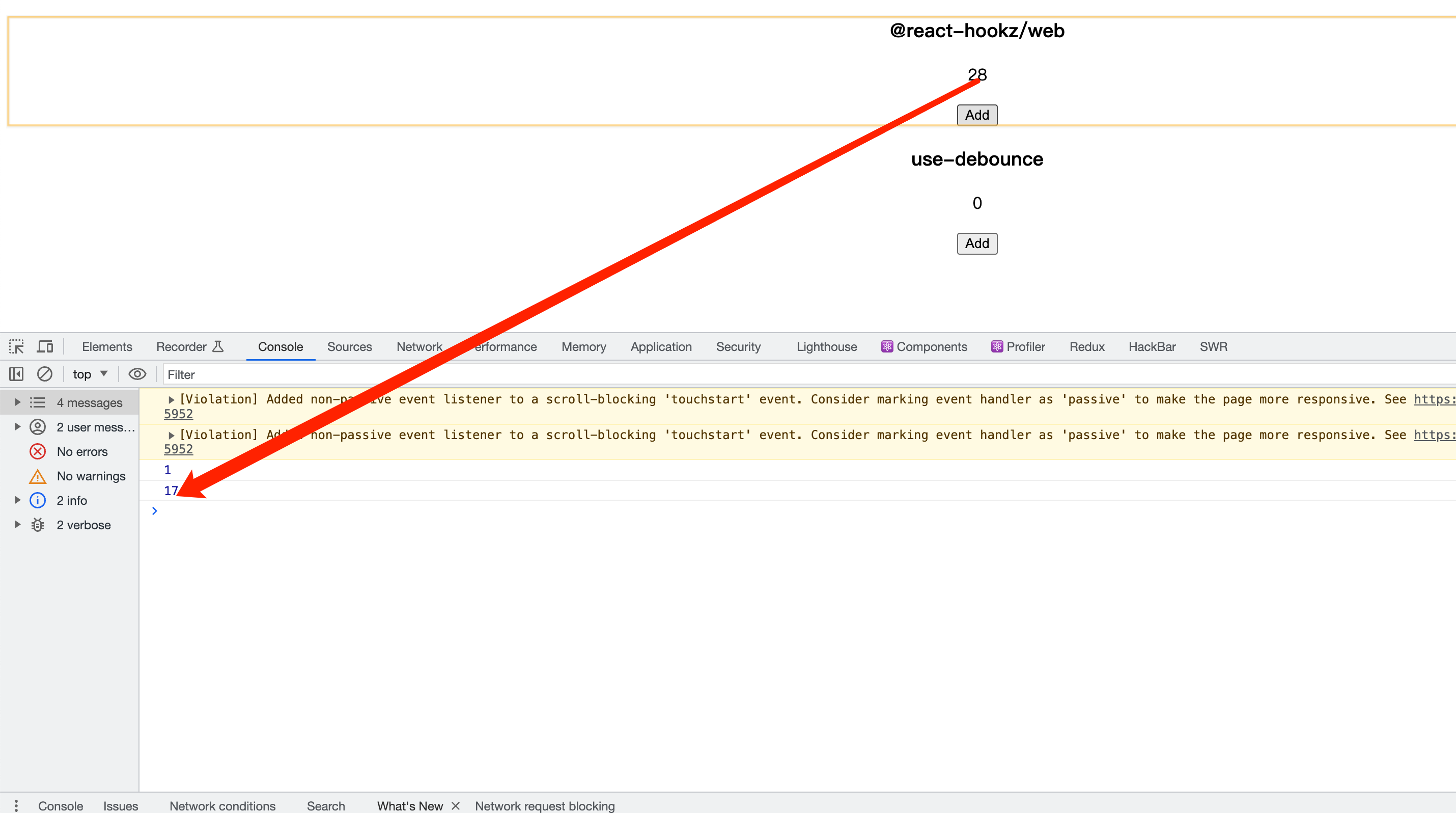 Usedebouncedcallback Will Miss The Trailing Call When When Maxwait Is Set · Issue 1357 · React