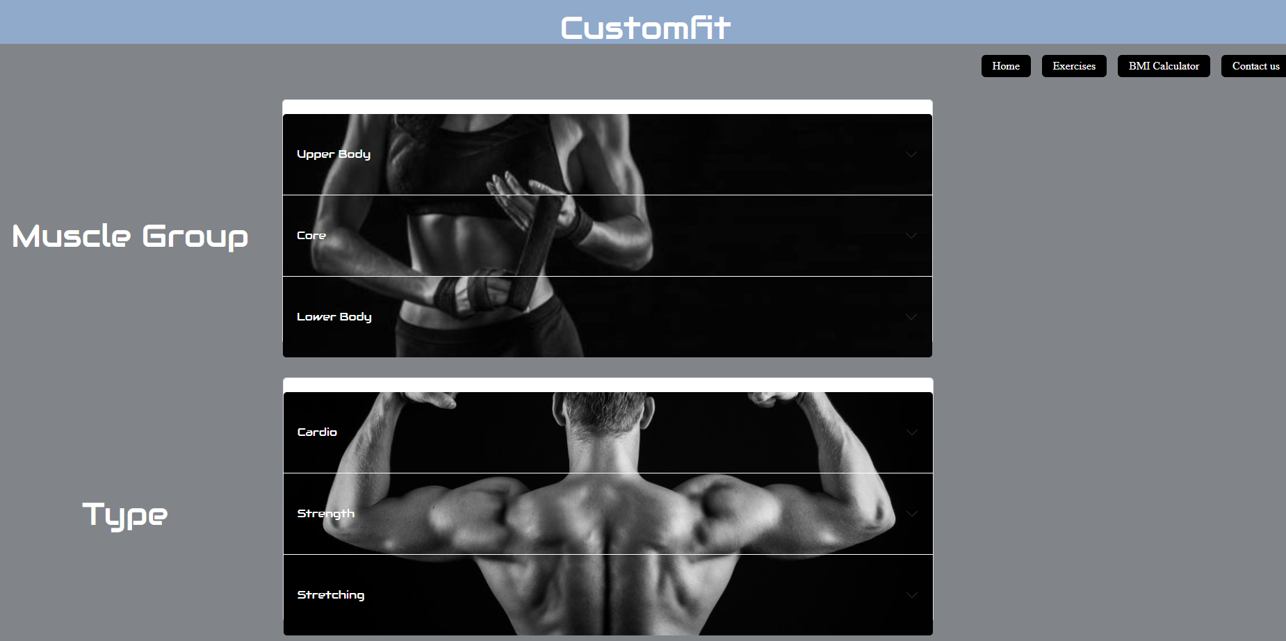 GitHub - bleachevil/Project1-Workout