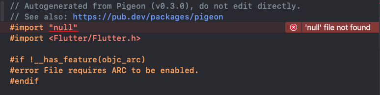 [pigeon] Integrate flutter pigeon autogenerated code into Xcode · Issue ...