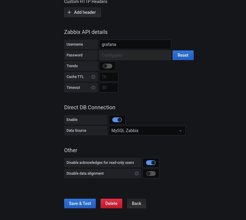 Datasource doesn't contain alerting parameters · Issue #1158 · grafana/grafana-zabbix · GitHub