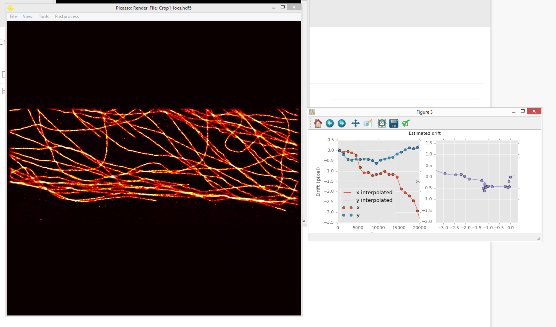 RCC Drift correction fails · Issue #4 · jungmannlab/picasso · GitHub