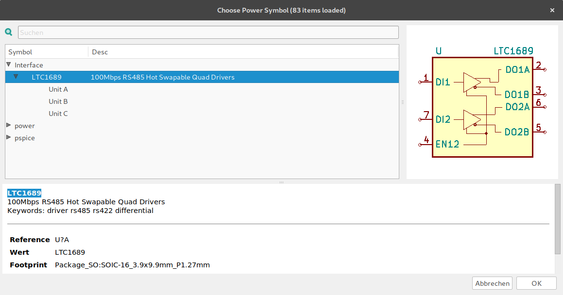 LTC1689 is displayed in Power Symbol Dialog · Issue #343 · KiCad/kicad-symbols · GitHub