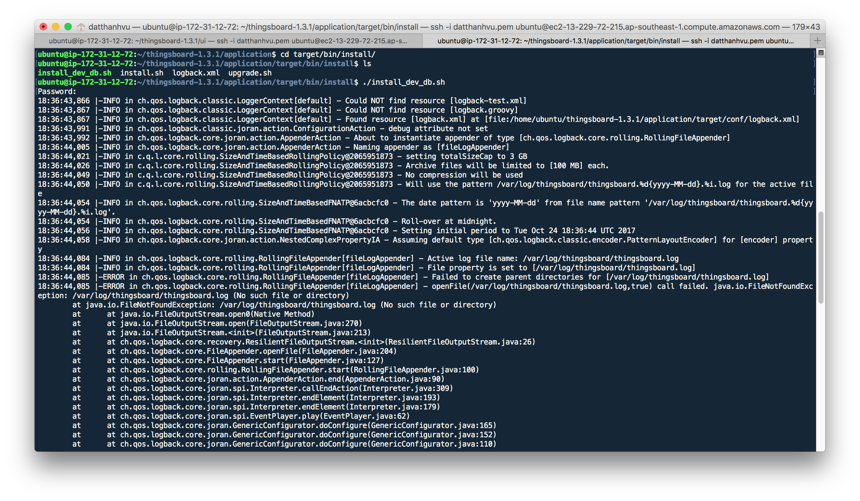 Create Database schema error · Issue #372 · thingsboard/thingsboard · GitHub
