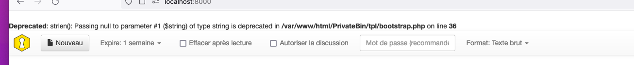 php warning in bootstrap template · Issue #875 · PrivateBin/PrivateBin · GitHub