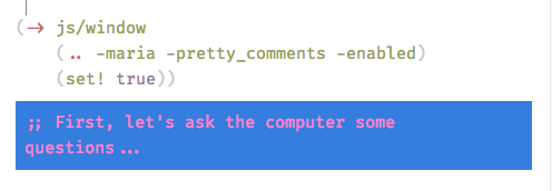 CodeMirror widgets for comment blocks · Issue #34 · mhuebert/maria · GitHub