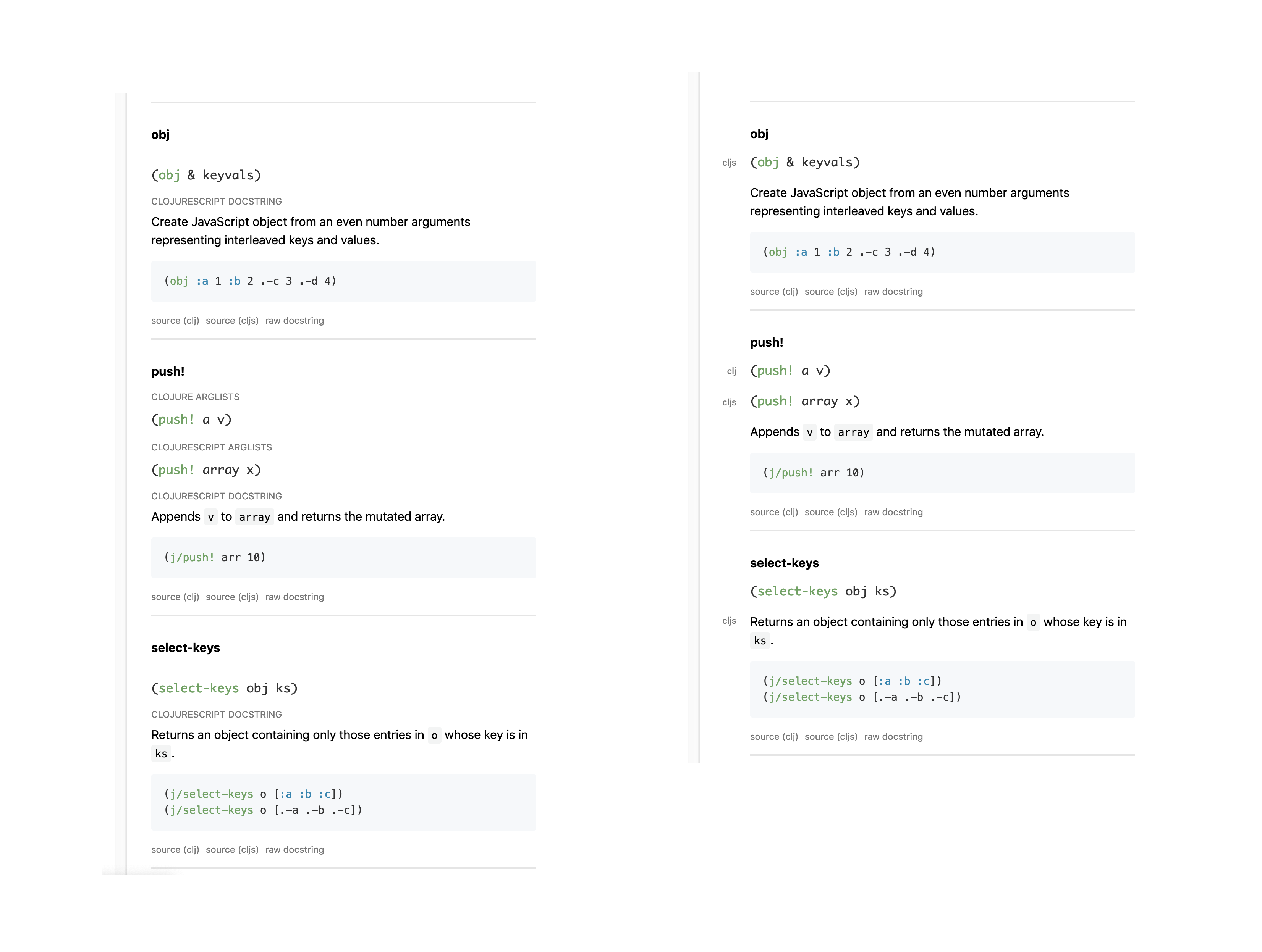 Only Show Docstring Label If More Than One Exists · Issue 280 · Cljdoc Cljdoc · Github