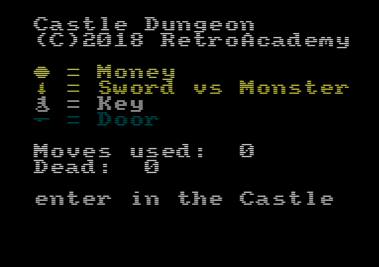 GitHub - FabrizioRadica/castledungeoncpc: An Amstrad CPC Game made with ...