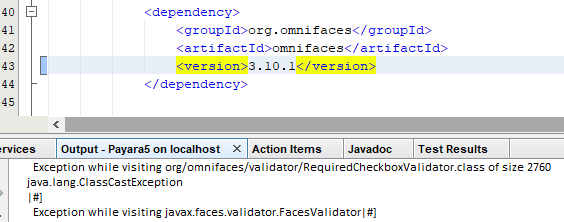 Versions starting with 3.9 cause some strange ClassCastExceptions during WAR-deployment · Issue ...