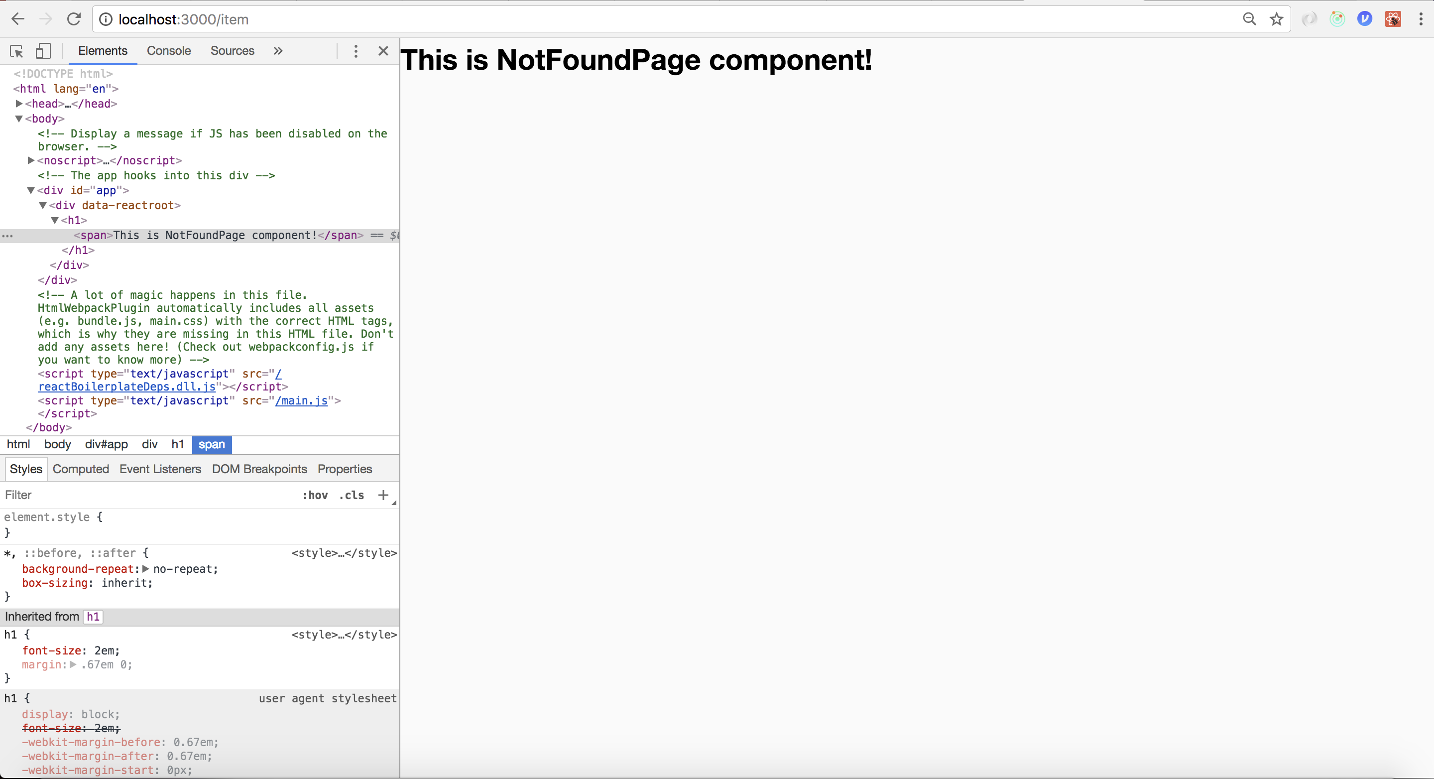 Failure to go to localhost:3000/item · Issue #1 · kareemaly/react ...