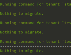 Nothing to migrate for tenant · Issue #131 · spatie/laravel-multitenancy · GitHub