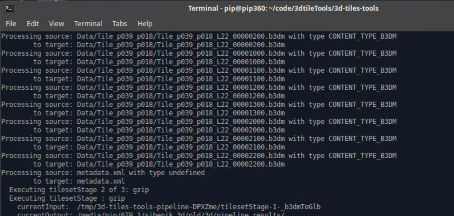 How I can convert lot of b3dm to one gltf/glb file? · Issue #46 · CesiumGS/3d-tiles-tools · GitHub